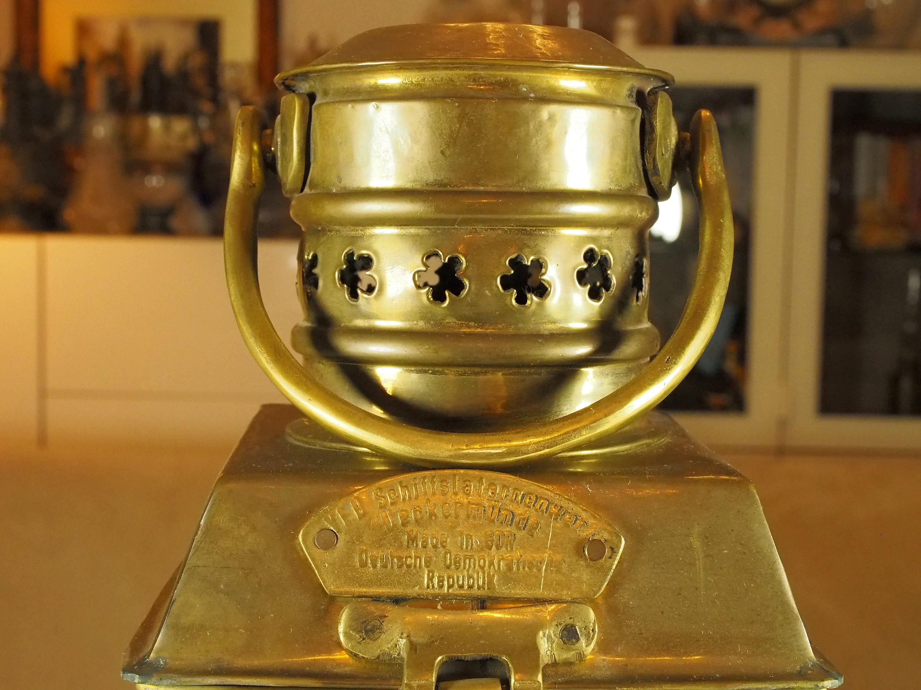 Nautical Antique Lantern, 1900s Sailor's Lighthouse, Vintage Oil Lamp ...