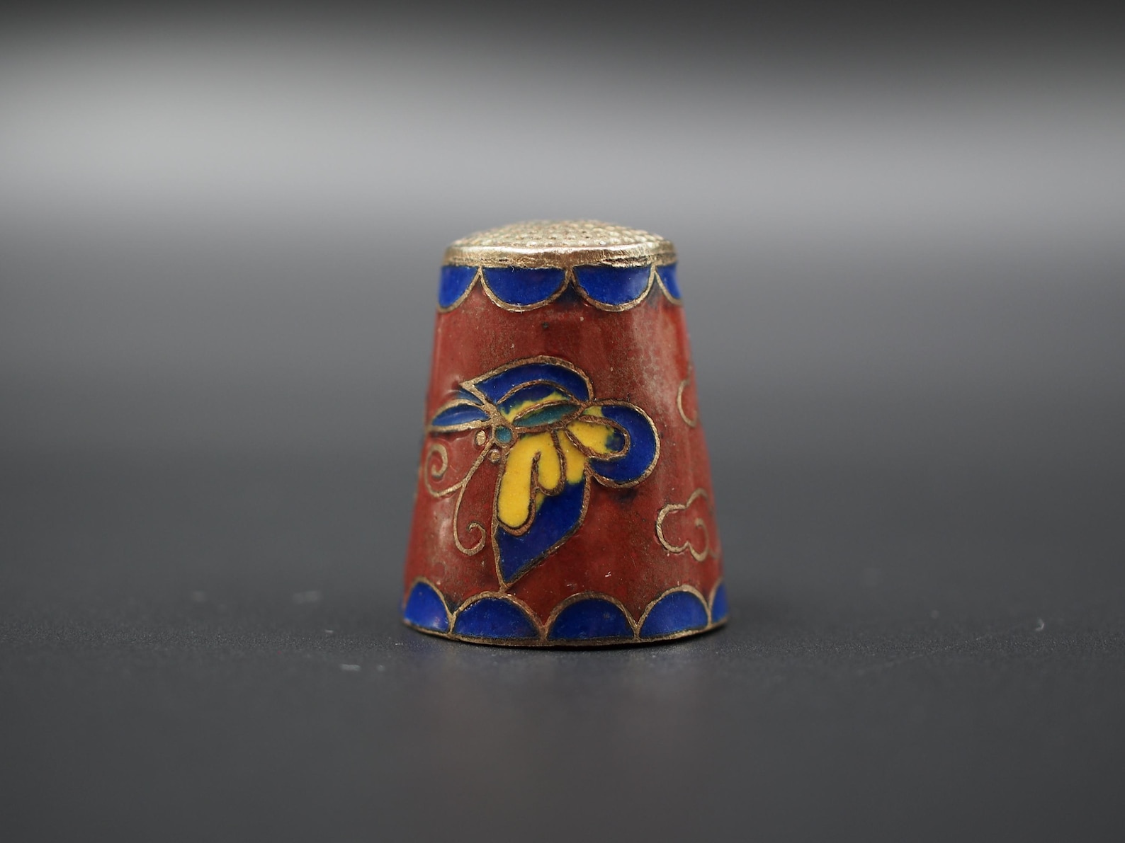 Cloisonne French Sewing Timble, Timble Collection, Vinatge Thimbler ...