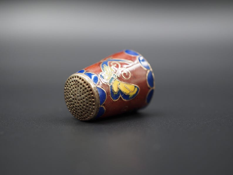 Cloisonne French Sewing Timble, Timble Collection, Vinatge Thimbler ...