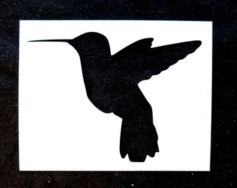 Hummingbird Stencil - Etsy