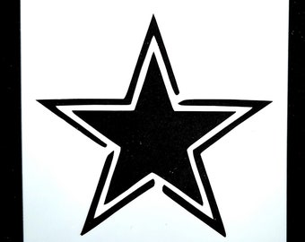 Dallas Cowboy Star Stencil | Etsy UK