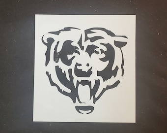 Chicago Bears Stencils - Etsy Canada