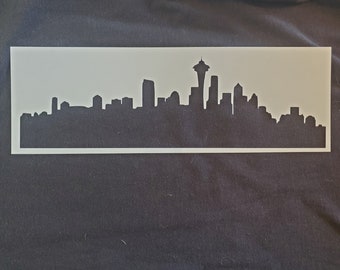 Seattle Skyline Decal | Etsy