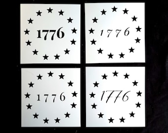 1776 Stencil - Etsy