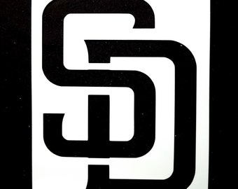 San Diego Padres Stencil - Etsy