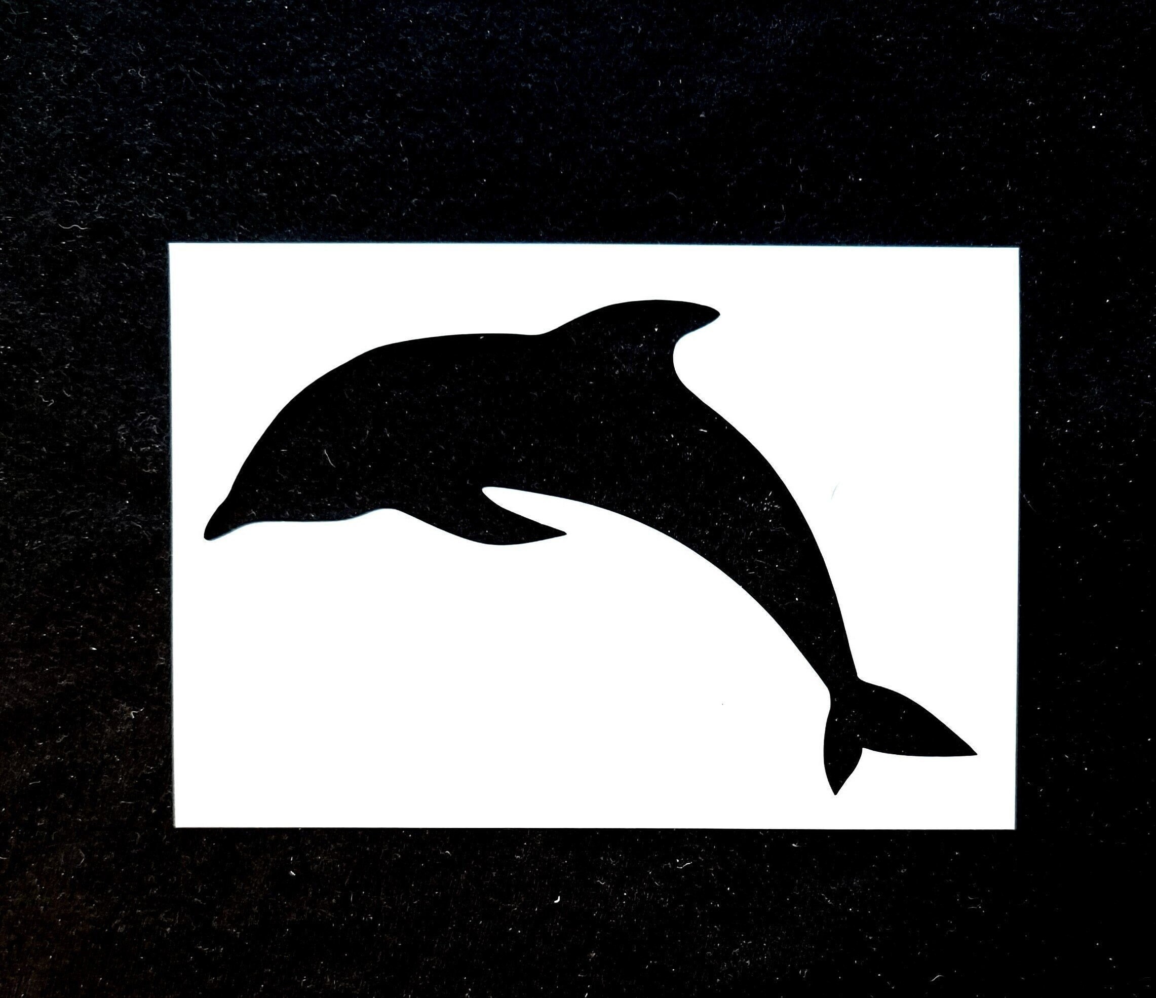 Dolphin Stencil