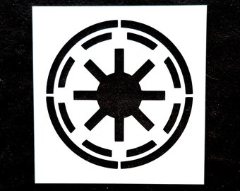 Galactic Republic Stencil - Etsy