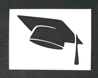 Graduation Cap Stencil - Etsy