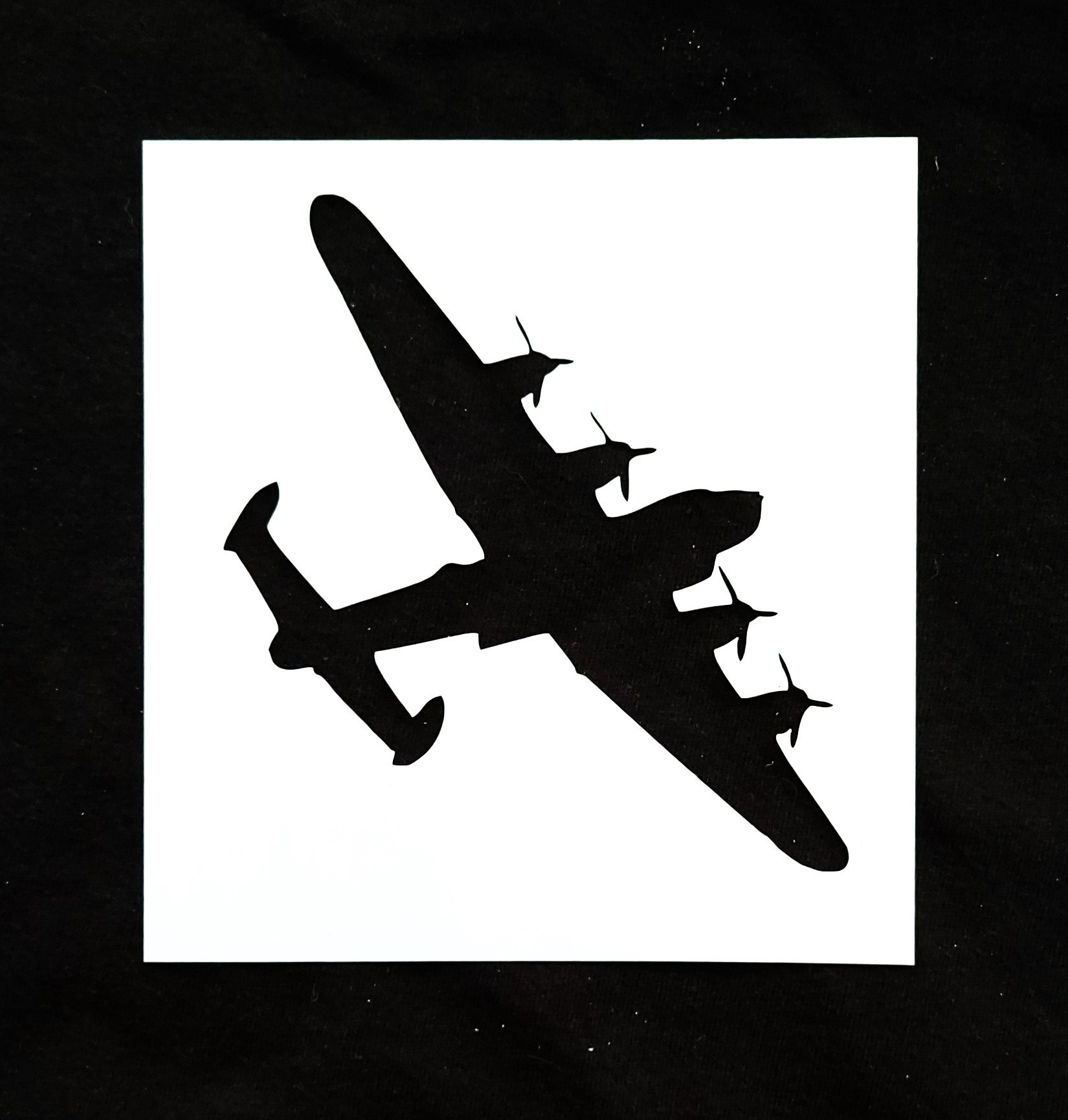 Bomber Stencil