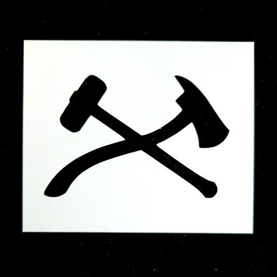 Craft Supplies & Tools Stencils & Templates Navy Fire Controlman Rating ...