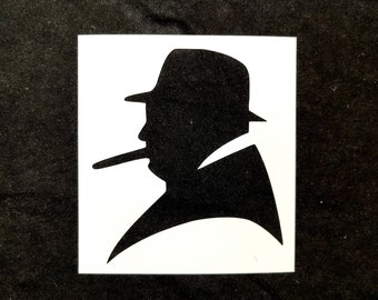 Churchill Silhouette - Etsy UK
