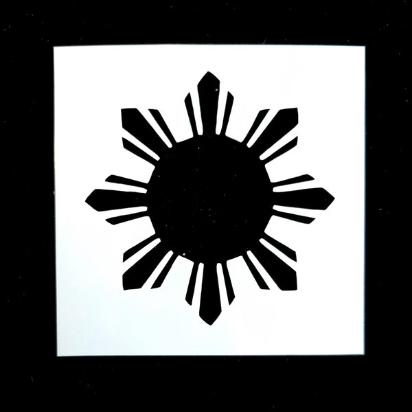 Philippine Sun Stencil - Etsy