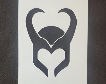 Loki Helmet Stencil
