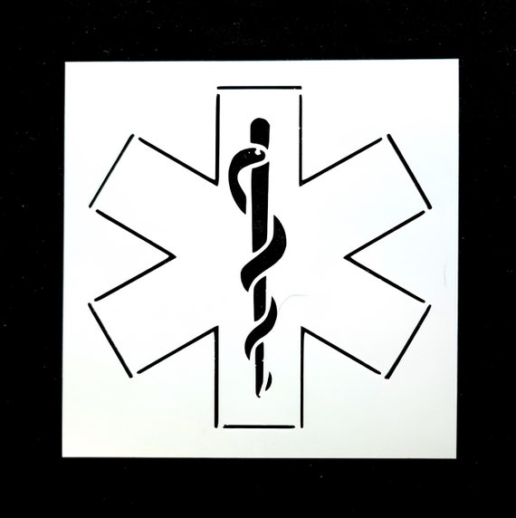 Star of Life Stencil - Etsy