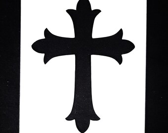 Basic Cross Stencil - Etsy