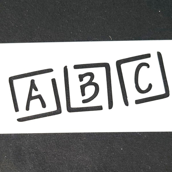 Abc Blocks - Etsy