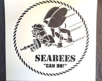 Seabee Stencil - Etsy Canada