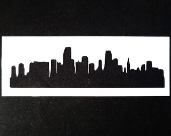 Miami Skyline Stencil - Etsy