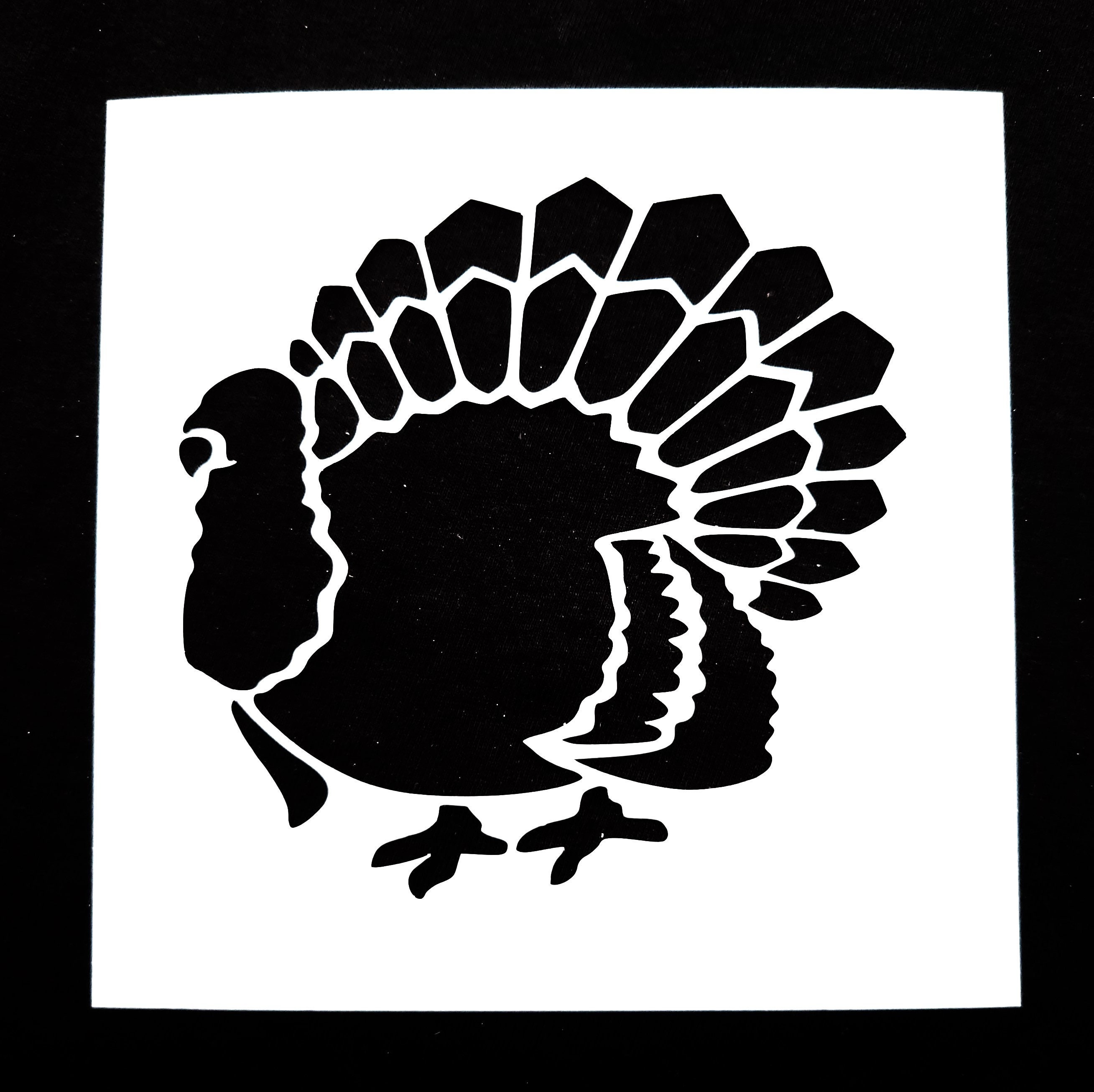Wild Turkey Stencil