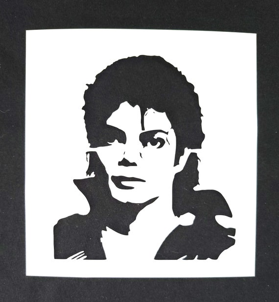 Michael Jackson Stencil Template