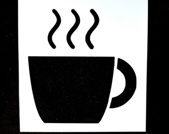 Coffee Mug Stencil - Etsy