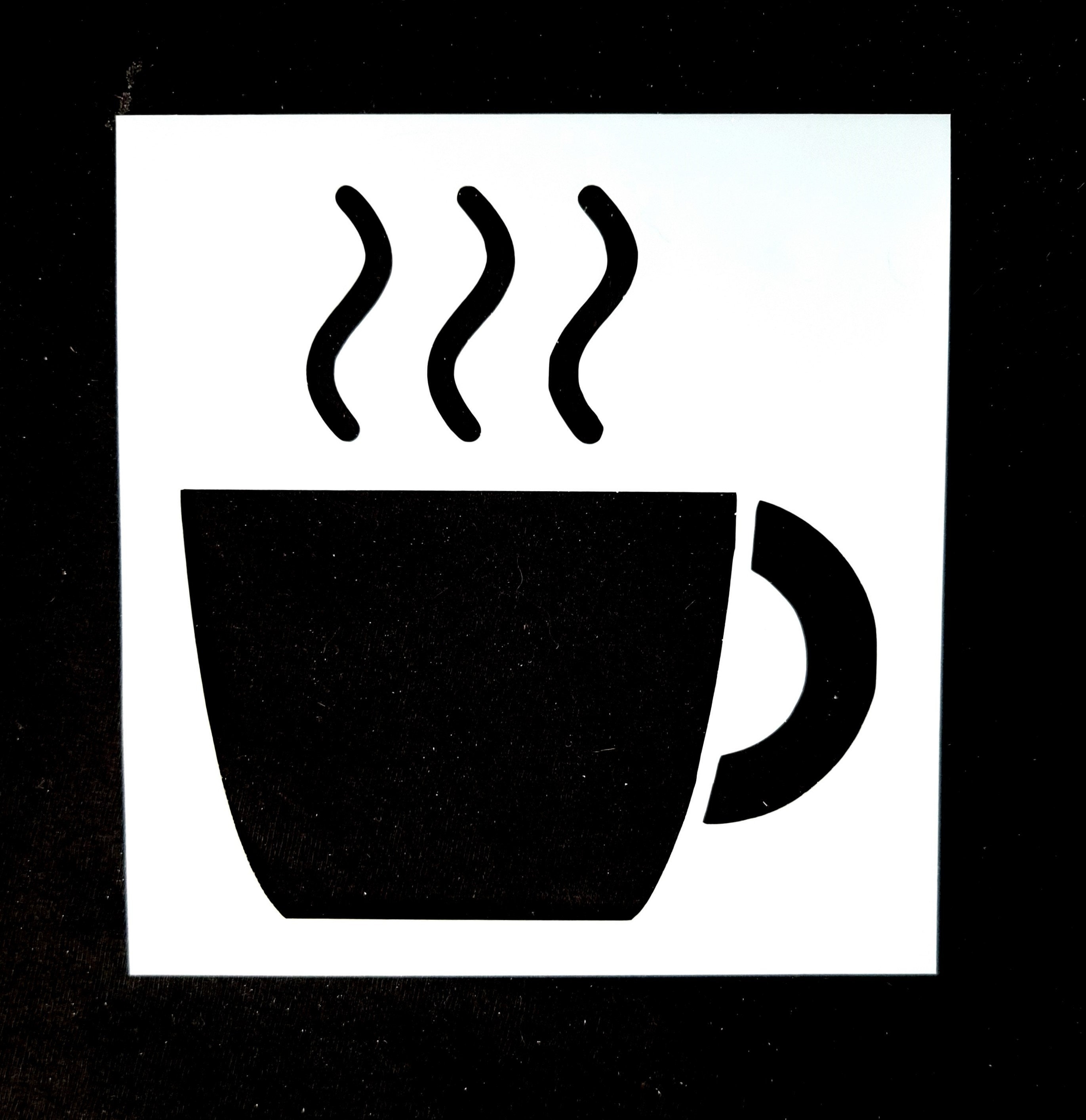 Coffee Mug Stencil