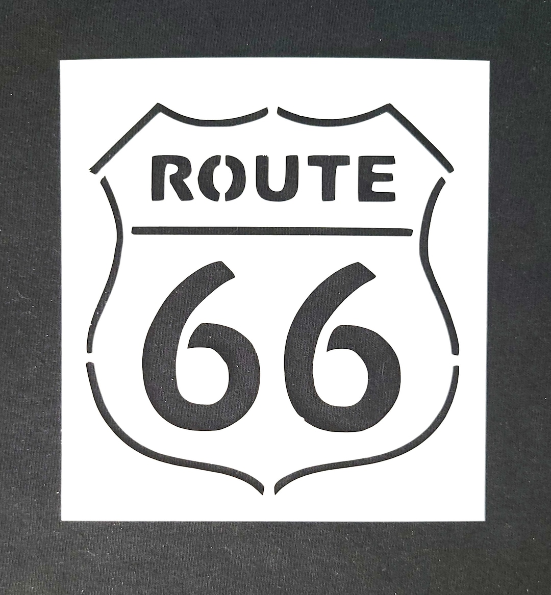 Route 66 Reusable Stencil - Etsy
