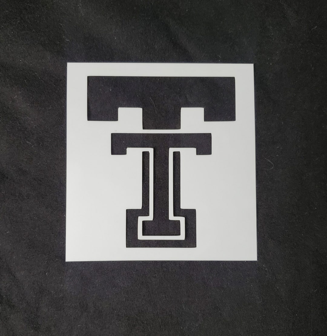 Texas Tech Stencil - Etsy