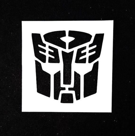 Transformers Logo Stencil