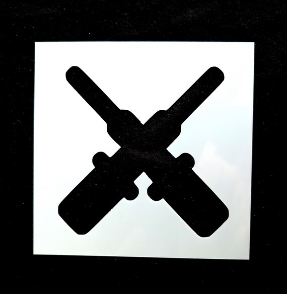 Craft Supplies & Tools Stencils & Templates Navy Fire Controlman Rating ...