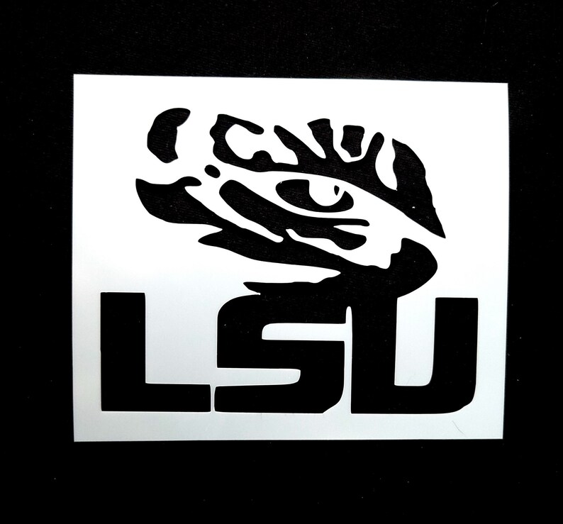 LSU Tigers Stencil - Etsy