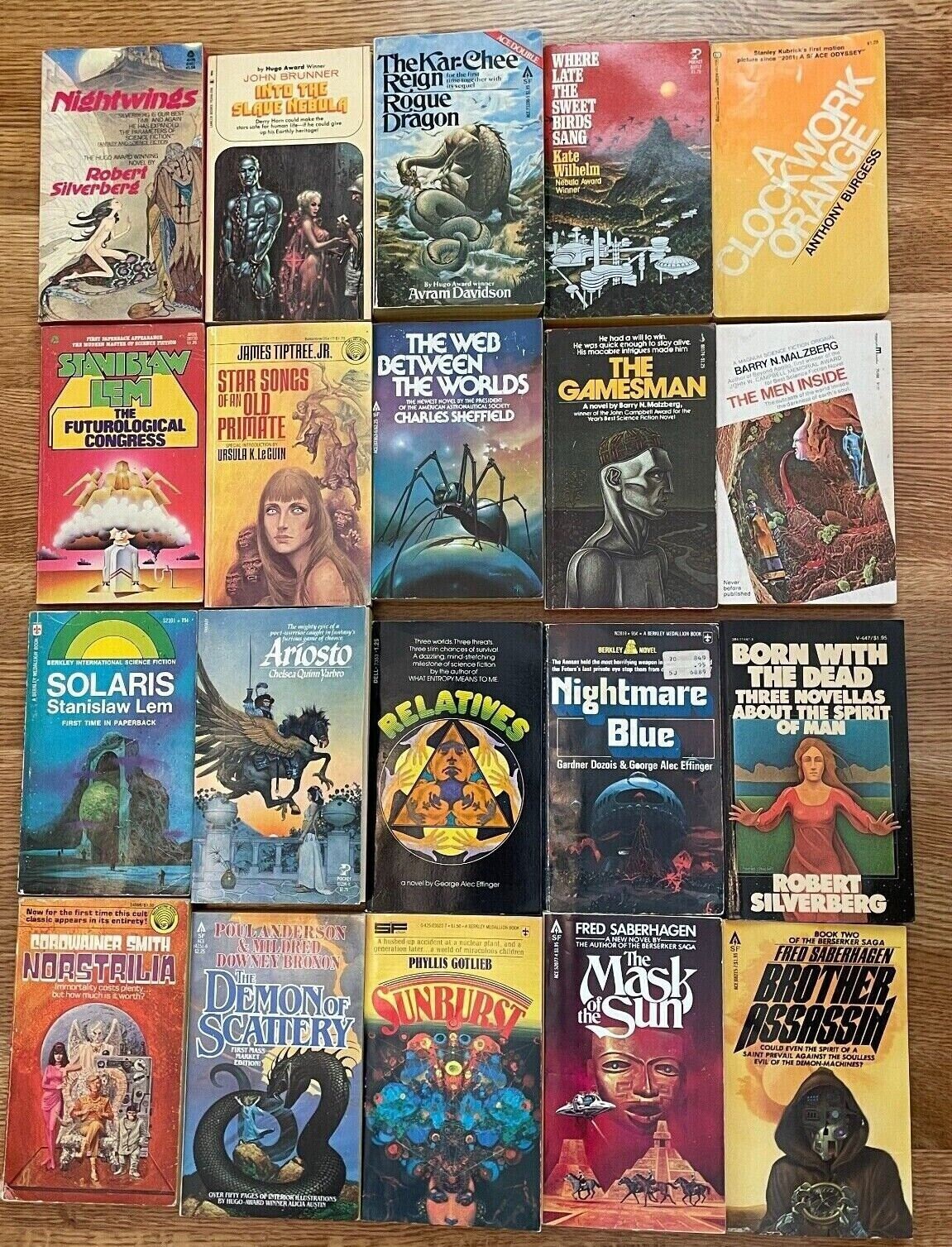 10X Random Mix of Vintage Science Fiction Paperback Books 1960s+ Lot No ...