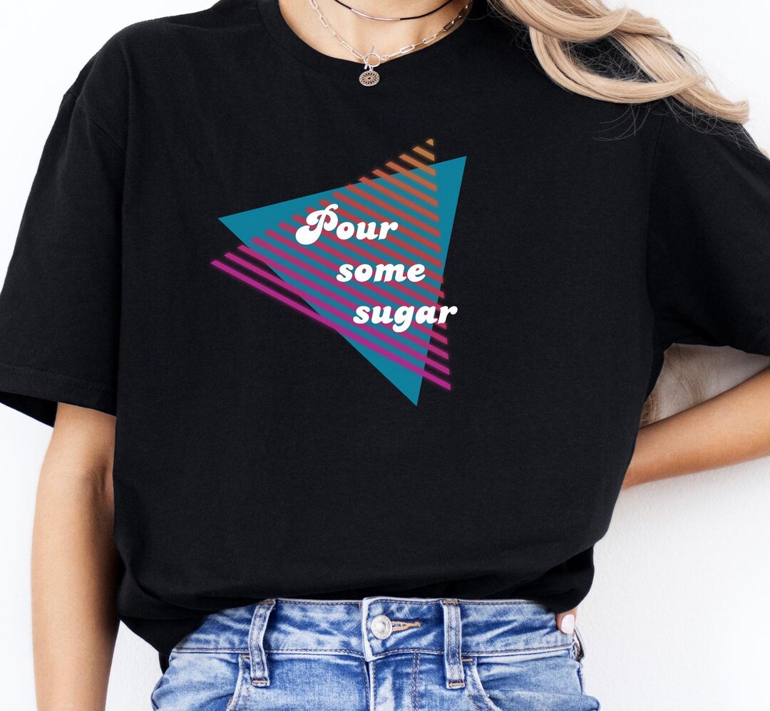 Retro 80's Vibe Guess the Song pour Some Sugar Nostalgic Graphic Tee - Etsy