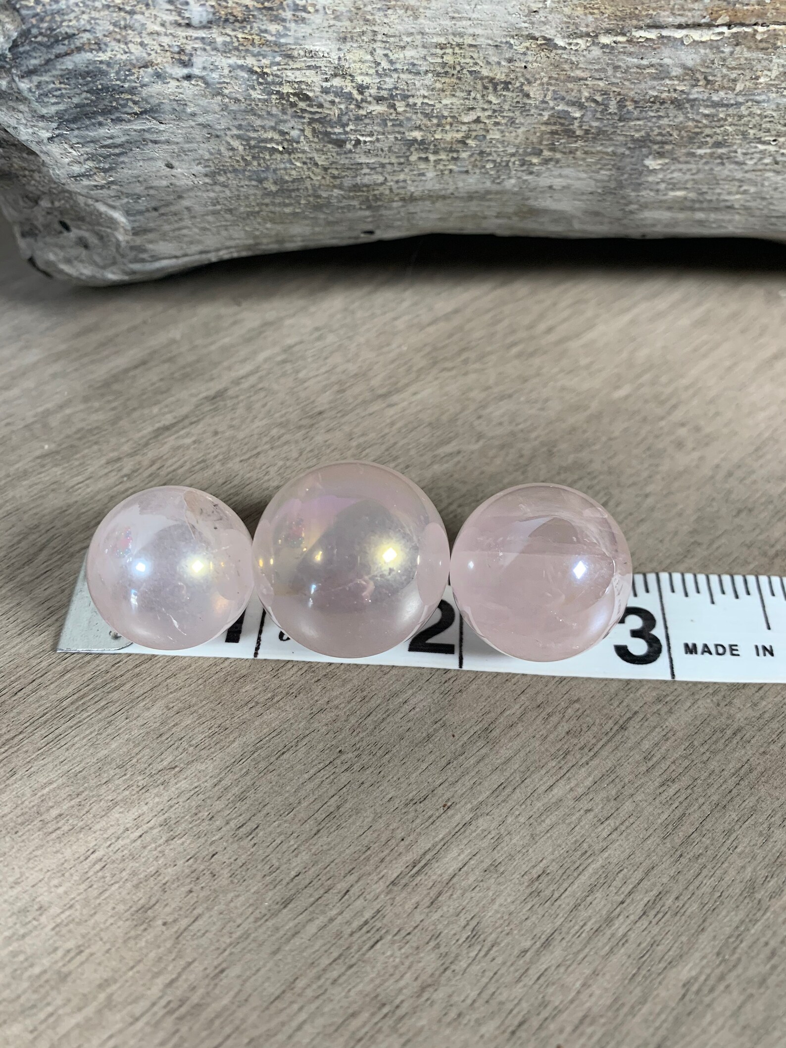Aqua Aura Mini Spheres Aura Rose Quartz Spheres Rainbow | Etsy