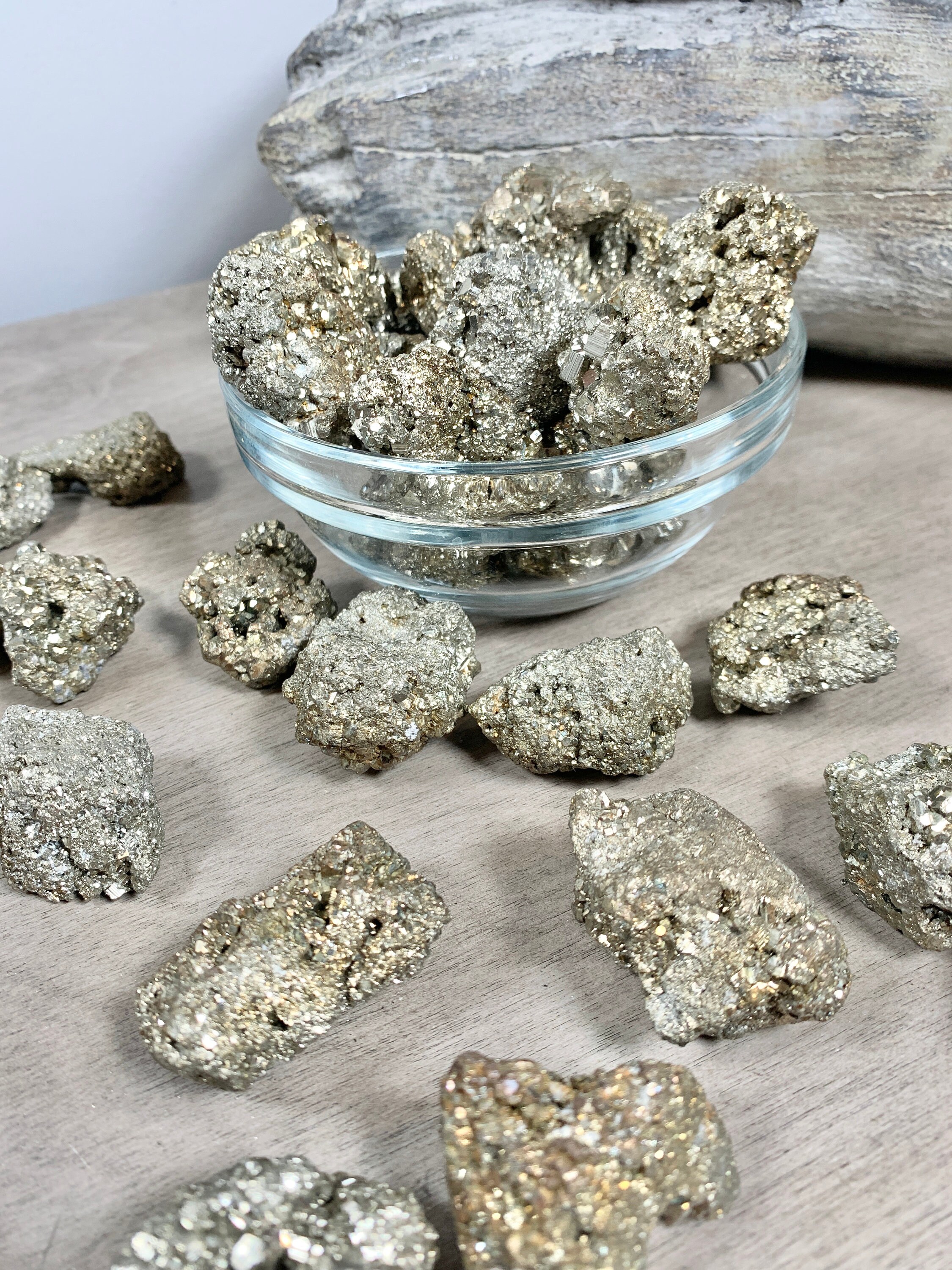 Raw Pyrite Chunks Pyrite Abundance Manifestation | Etsy