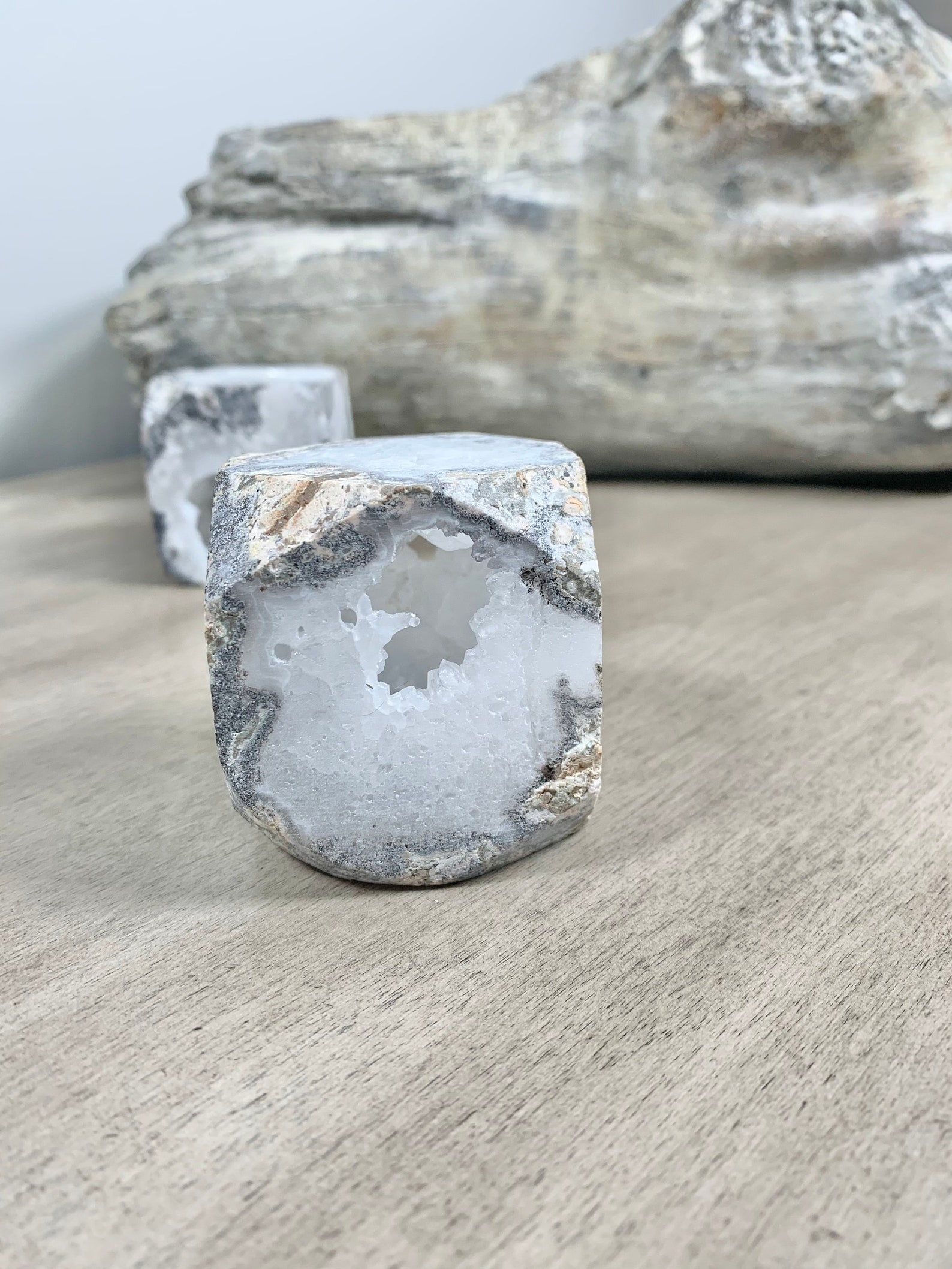 Druzy Quartz Cubes Clear Quartz Druzy - Etsy