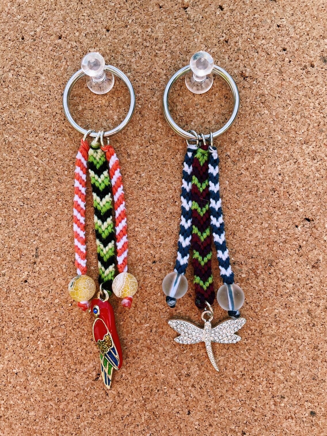Chevron Keychain / Animal Keychain - Etsy
