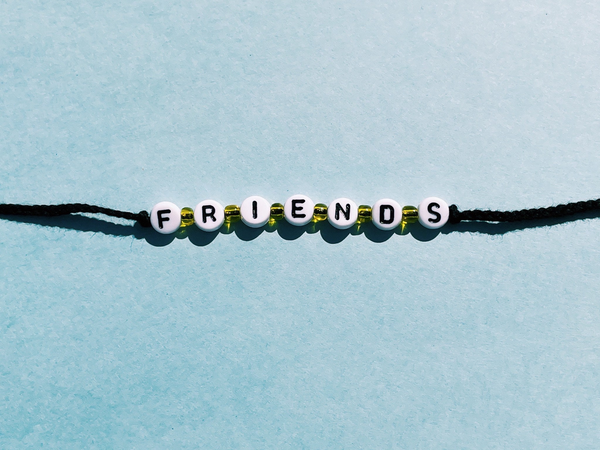 FRIENDS Friendship Bracelet - Etsy