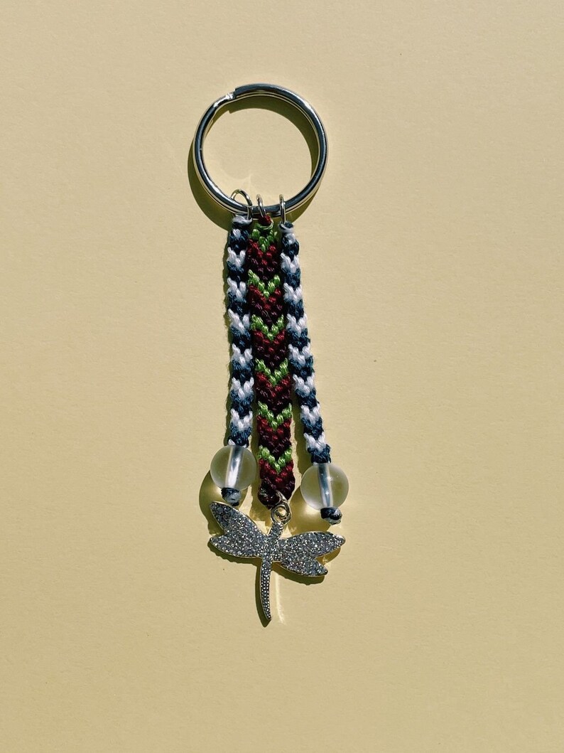 Chevron Keychain / Animal Keychain - Etsy
