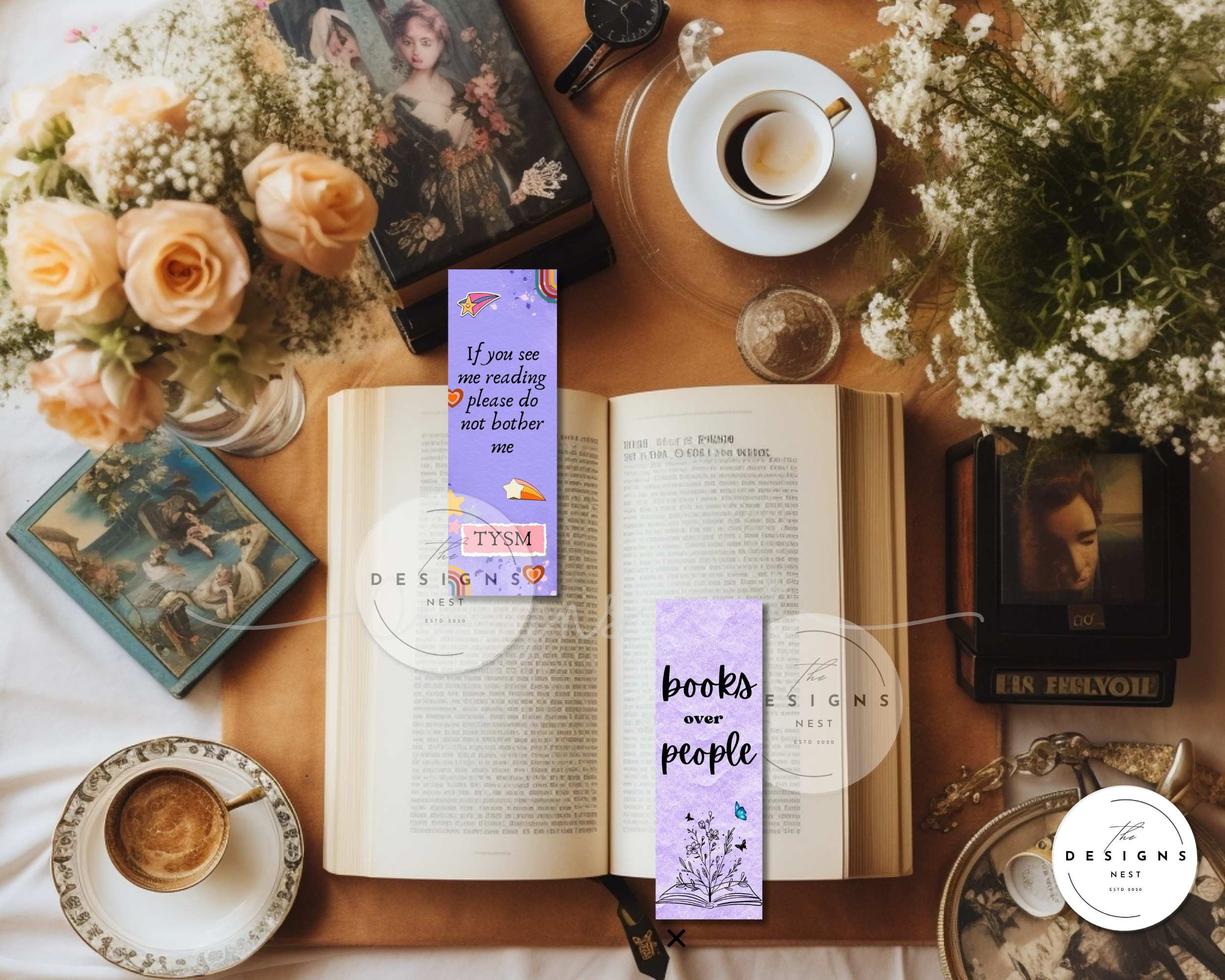 Cute Bookmark PNG Bundle, Printable Designs (2x6 Inches) - Etsy