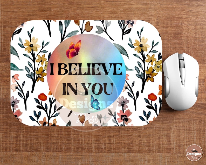 Positive Quotes Mouse Pad Sublimation Design Bundle, Computer Mouse Pad ...