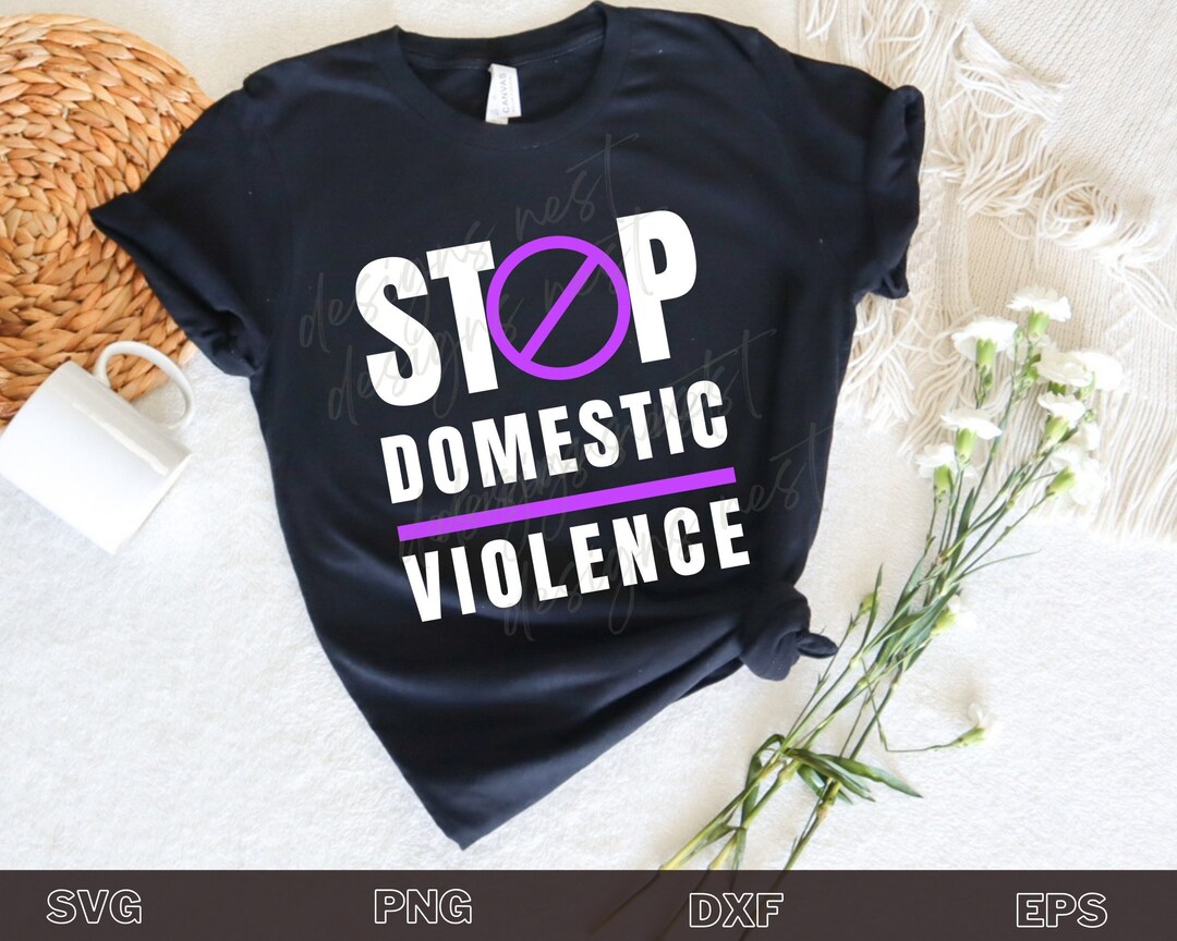 Stop Domestic Violence Awareness PNG, SVG. Transparent Background ...