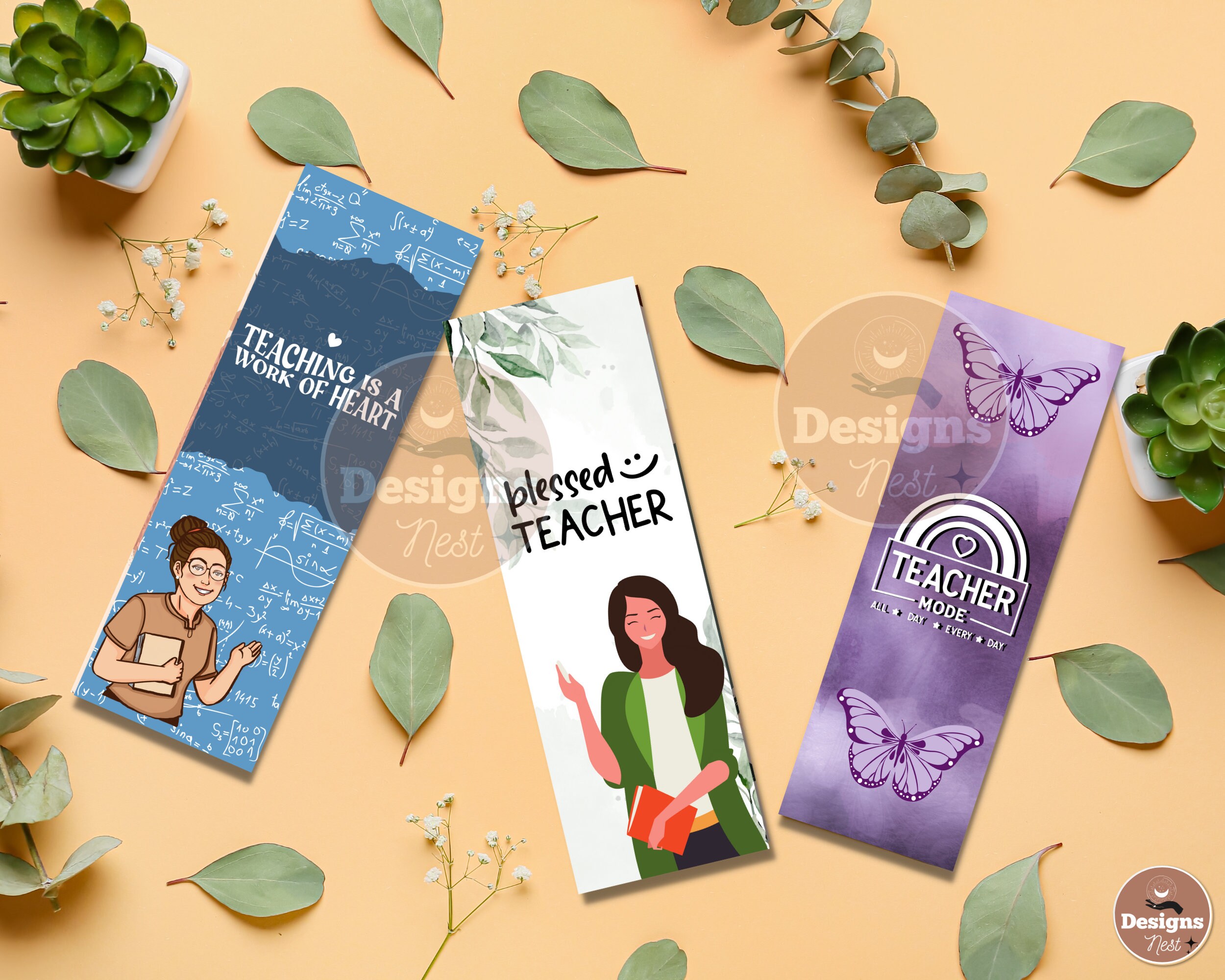 Teacher Bookmark Printable Teachers Bookmark PNG Teacher - Etsy Canada