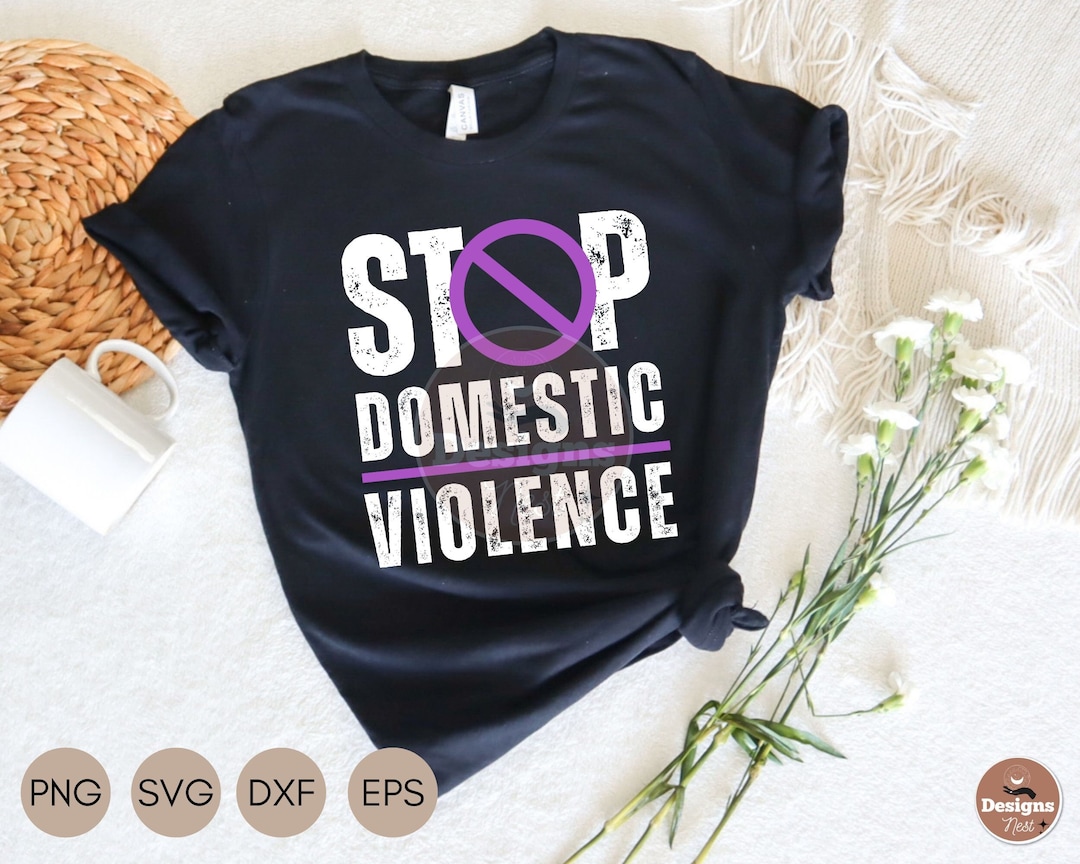 Stop Domestic Violence Awareness PNG, SVG. Transparent Background ...