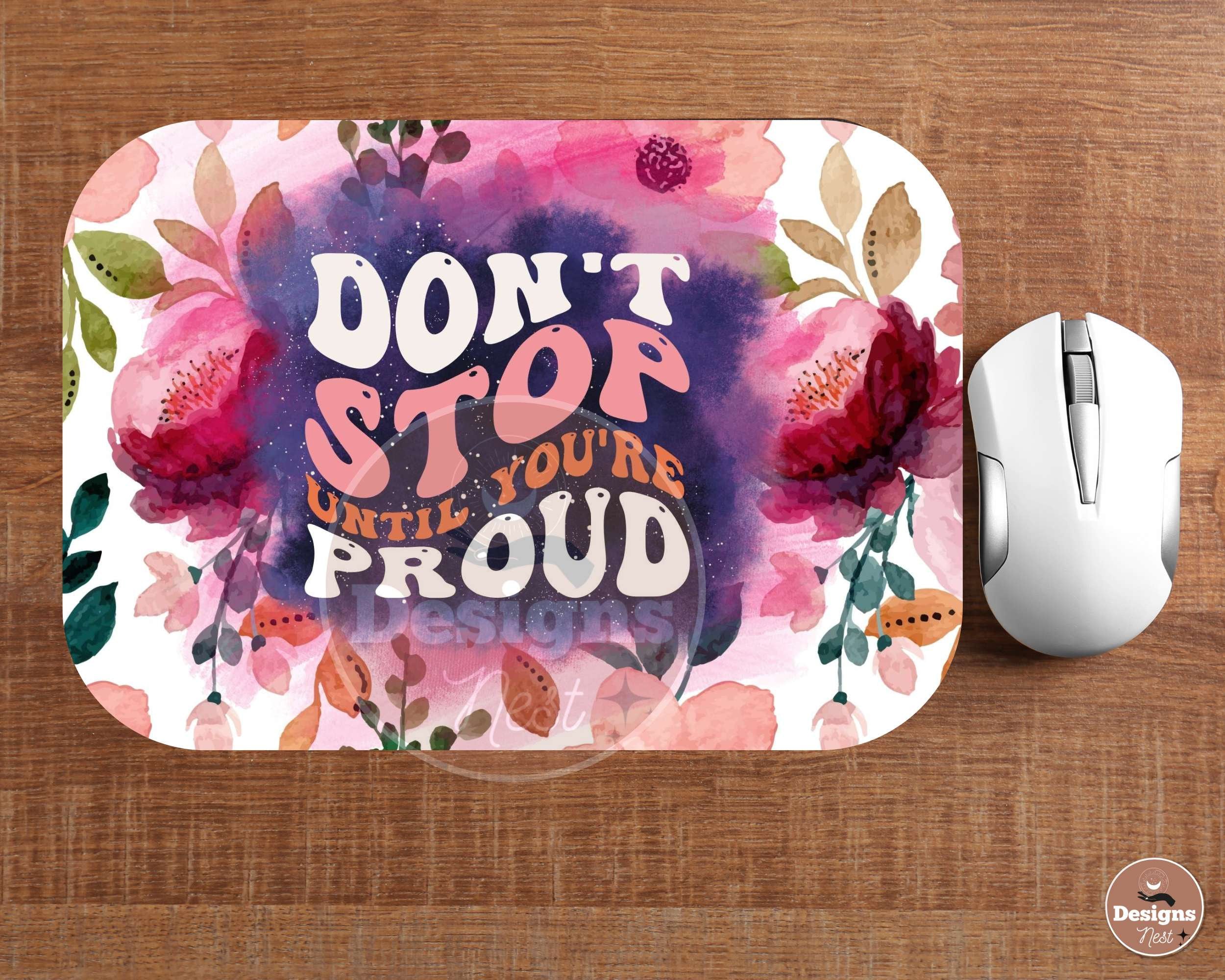 Positive Quotes Mouse Pad Sublimation Design Bundle, Computer Mouse Pad ...