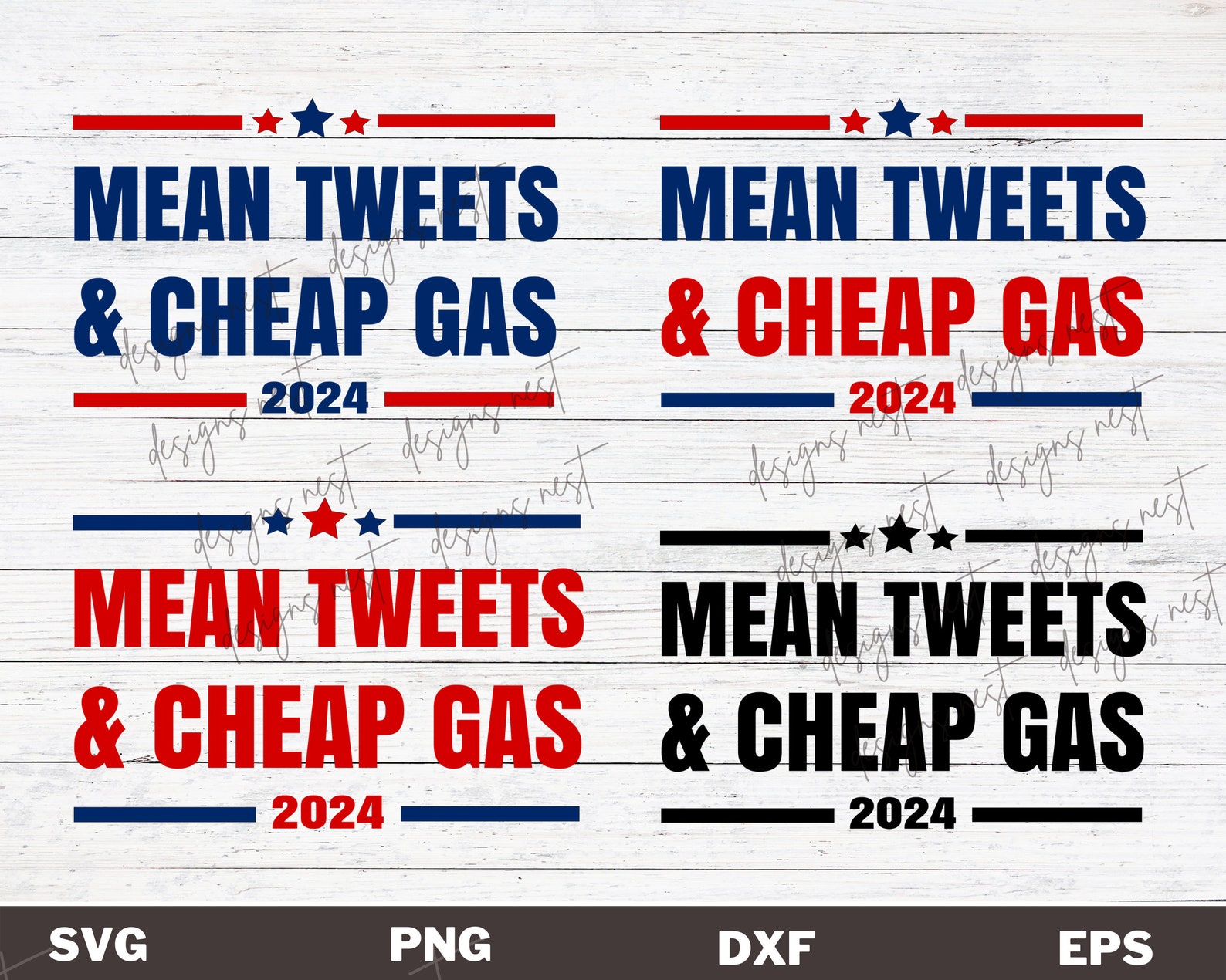 Mean Tweets and Cheap Gas 2024 SVG PNG Cut File Political - Etsy Canada