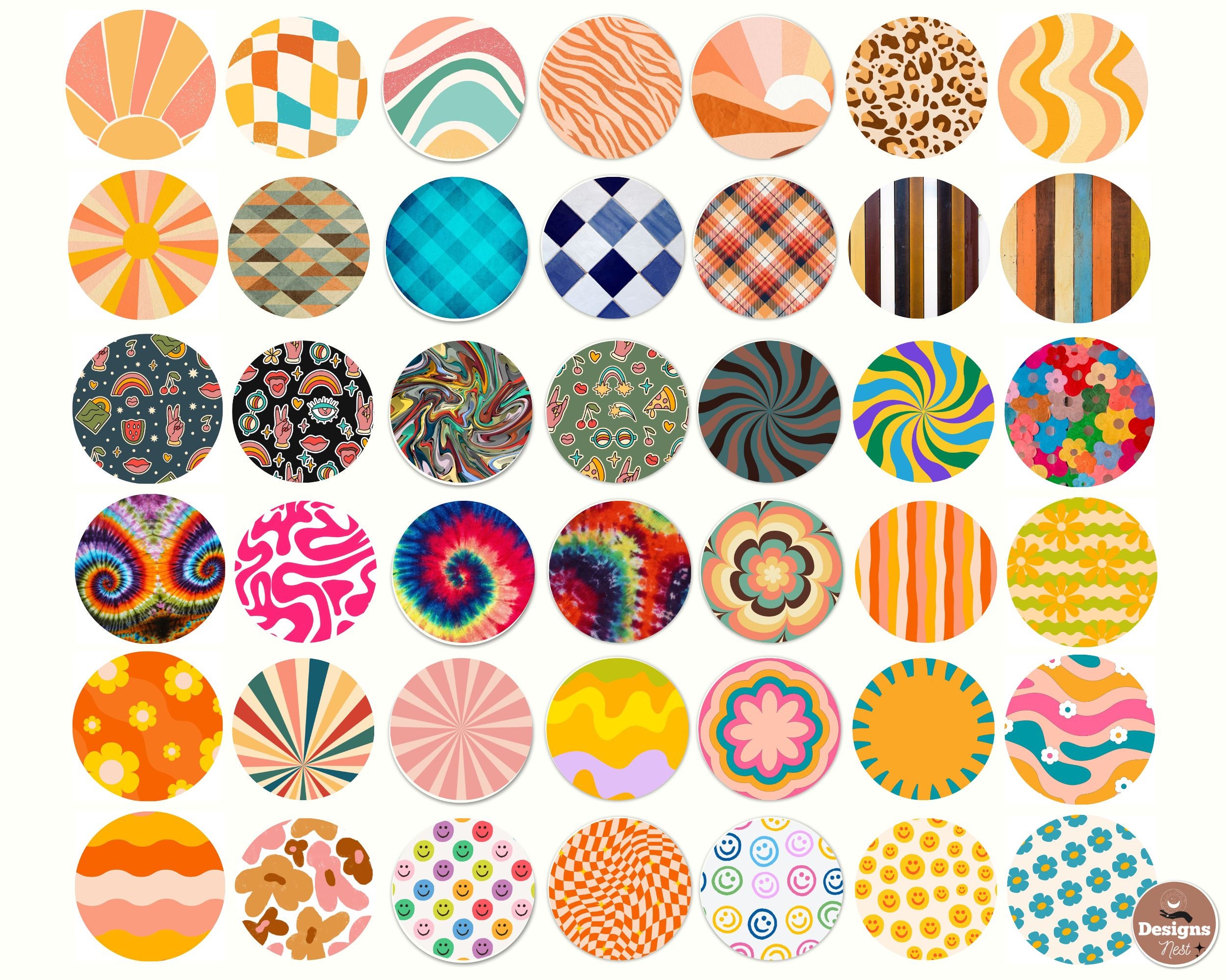 Retro Car Coaster Png Bundle Hippie Car Coaster Designs Car - Etsy