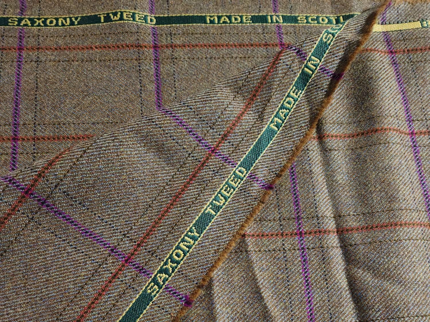 Heath Weave Saxony Tweed 100% Pure Wool Premium Scottish - Etsy Canada