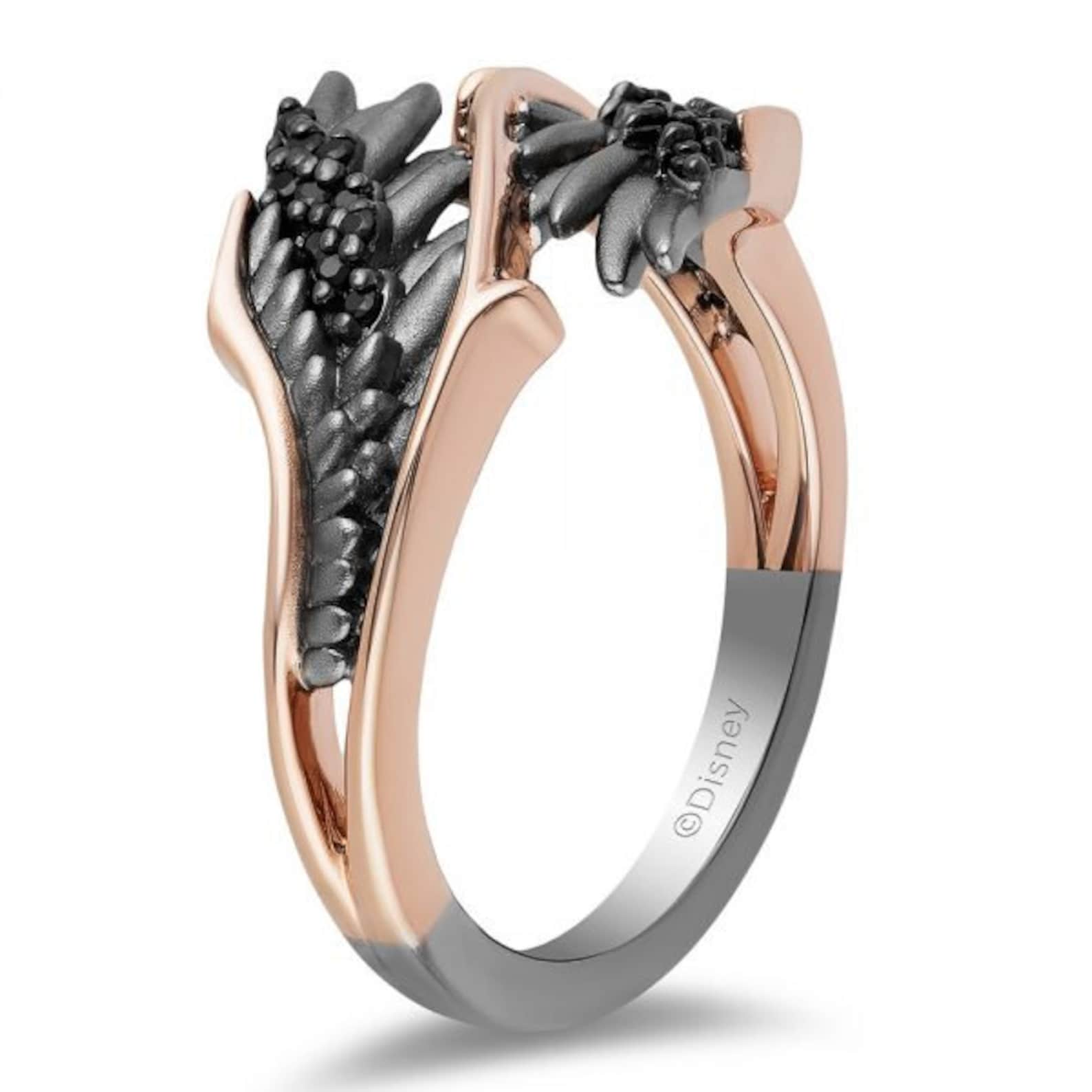 Enchanted Disney Villain Maleficent Ring With .10 Carat TW of - Etsy