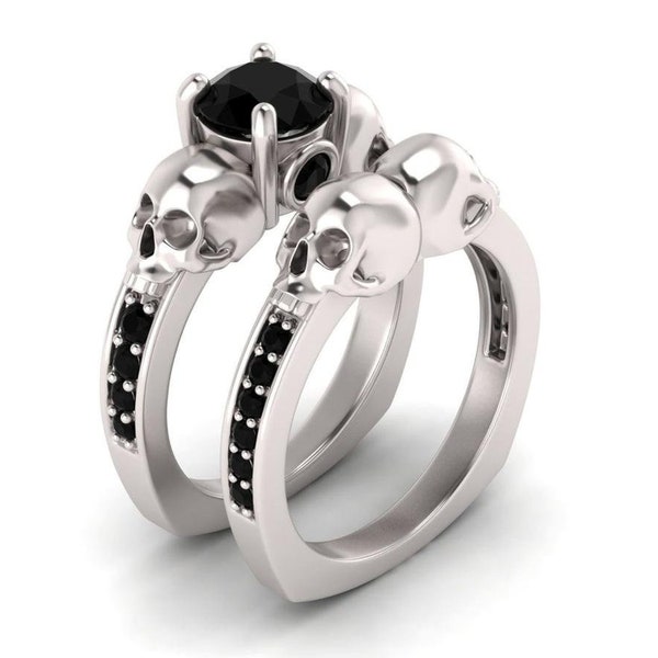 Skull Wedding Ring - Etsy